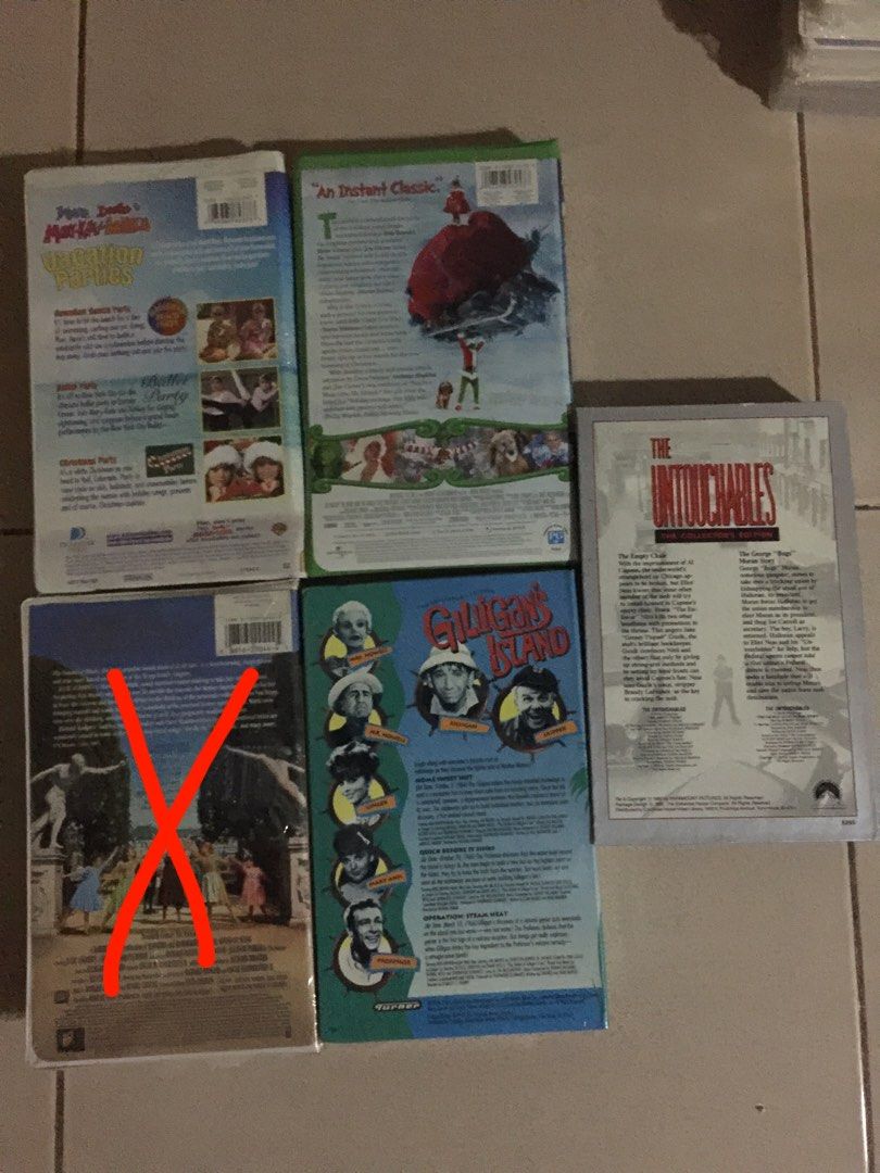 Assorted VHS tape, TV & Home Appliances, TV & Entertainment, Blu-Ray & Media Players on Carousell