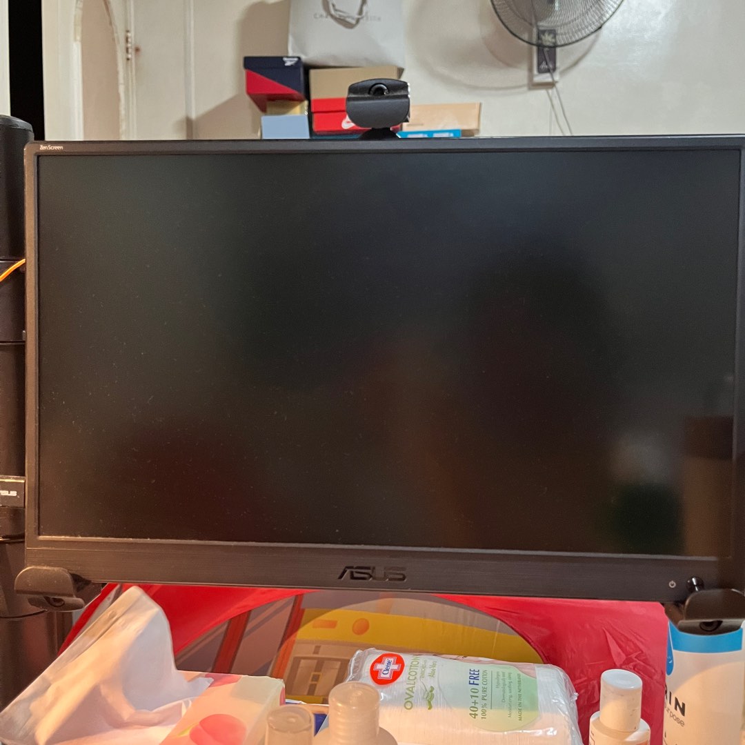ASUS Zenscreen MB165B 15.6” HD Portable USB Monitor + Monitor Stand ...