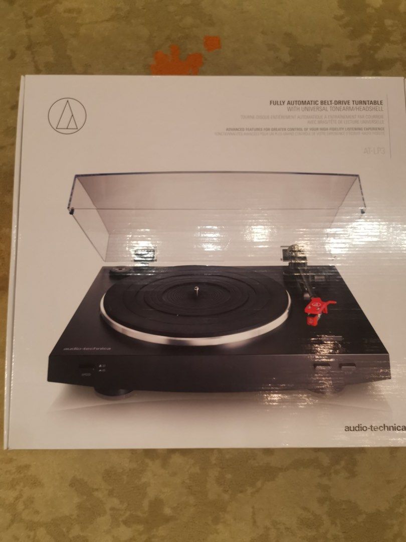 Audio-Technica AT-LP3 Fully Automatic Belt-Drive Stereo Turntable ...