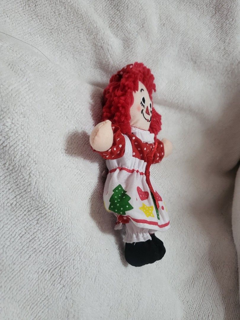 Authentic Applause Hasbro Mini Raggedy Ann Plush Soft Doll Toy, Hobbies ...