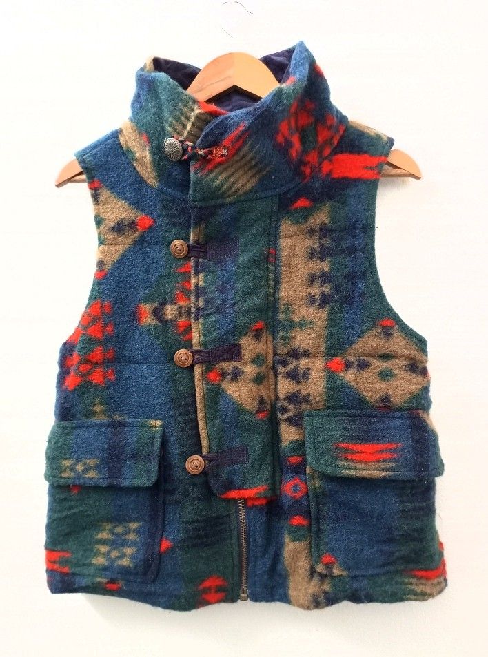 Aztec Navajo motif padded vest, Men's Fashion, Tops & Sets, Vests on ...