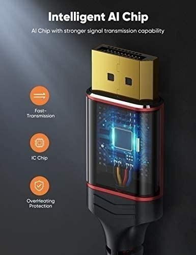 B35 (4K@60Hz,2K@144Hz) 4k DP Cable Ultra High Speed Nylon Braided ...