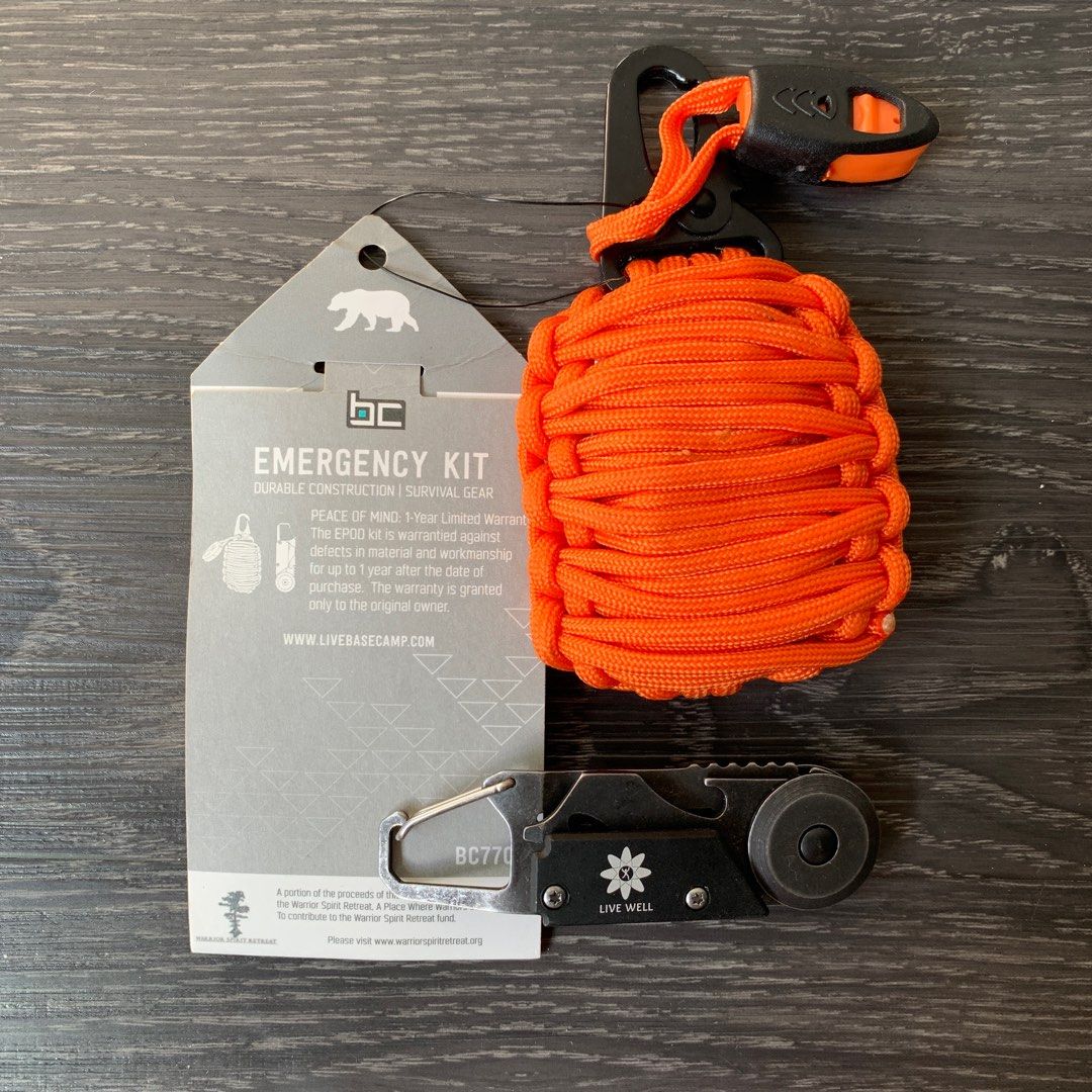 Basecamp Emergency Kit, Sports Equipment, Hiking & Camping on Carousell