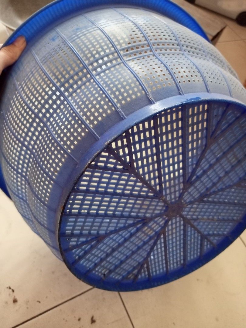 Baskom jaring besar buat di dapur warna biru masih baru on Carousell