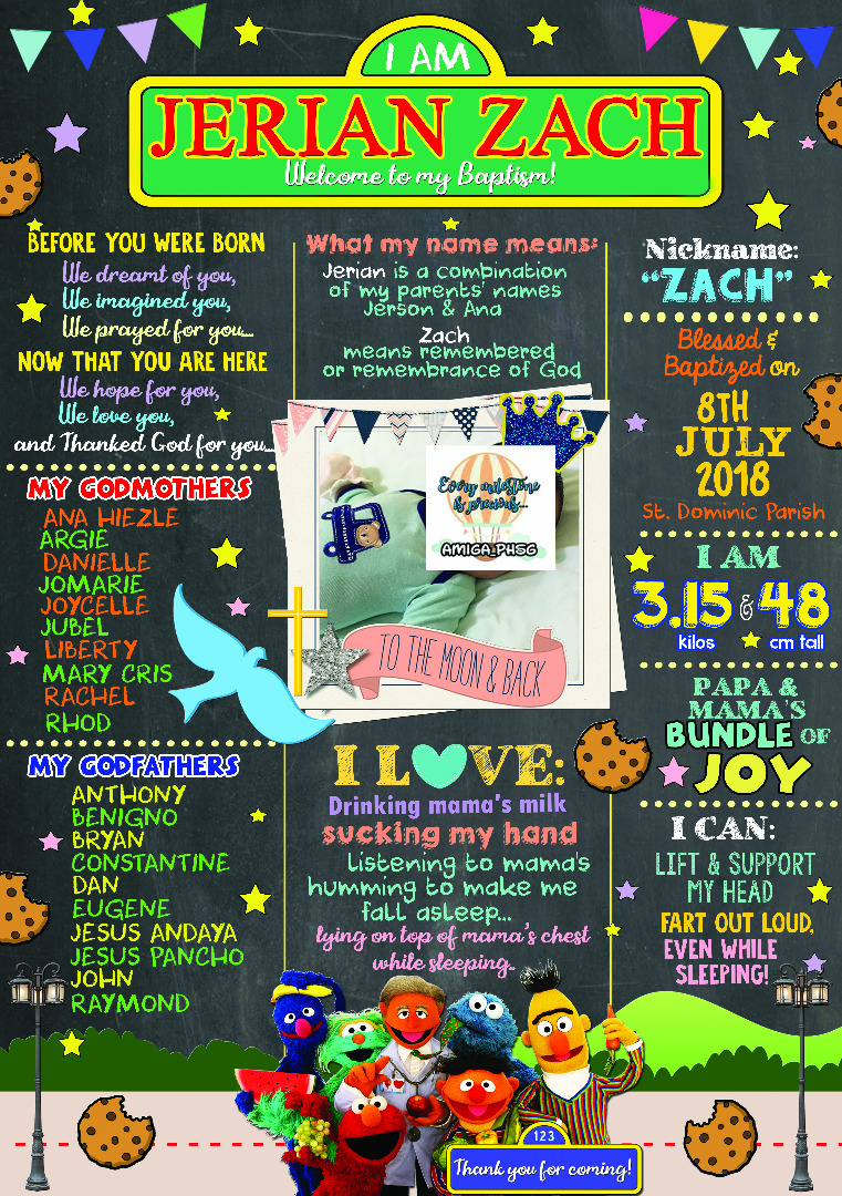 BIRTHDAY MEMORY BOARD - DIGITAL COPY, Babies & Kids, Babies & Kids ...