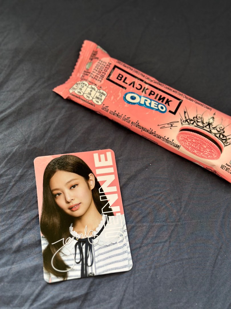 Blackpink Jennie x Oreo Photo Card, Hobbies & Toys, Memorabilia ...