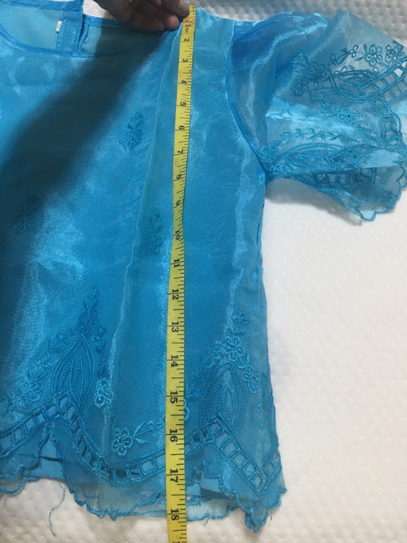 Blue Maria Clara Filipiniana Terno, Babies & Kids, Babies & Kids ...