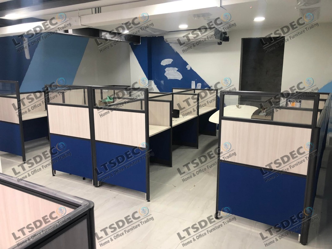 Bpo Cubicle table Office Partition -- Modular Office Furniture system ...