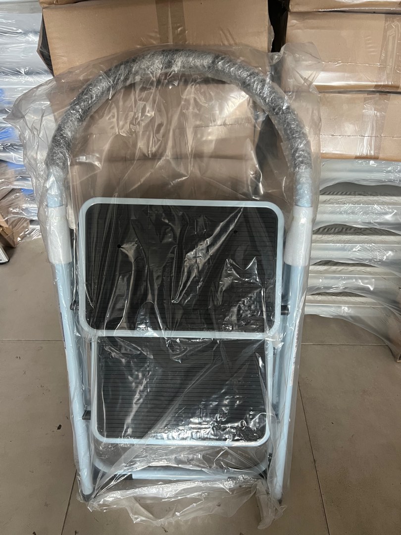 Brand new safety step stool with wide step and grip, Furniture & Home ...