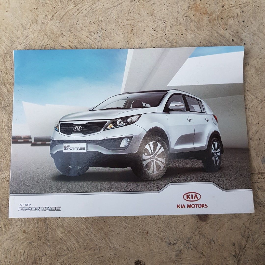 Brosur flyer iklan original mobil all New Sportage KIA, Serba Serbi ...