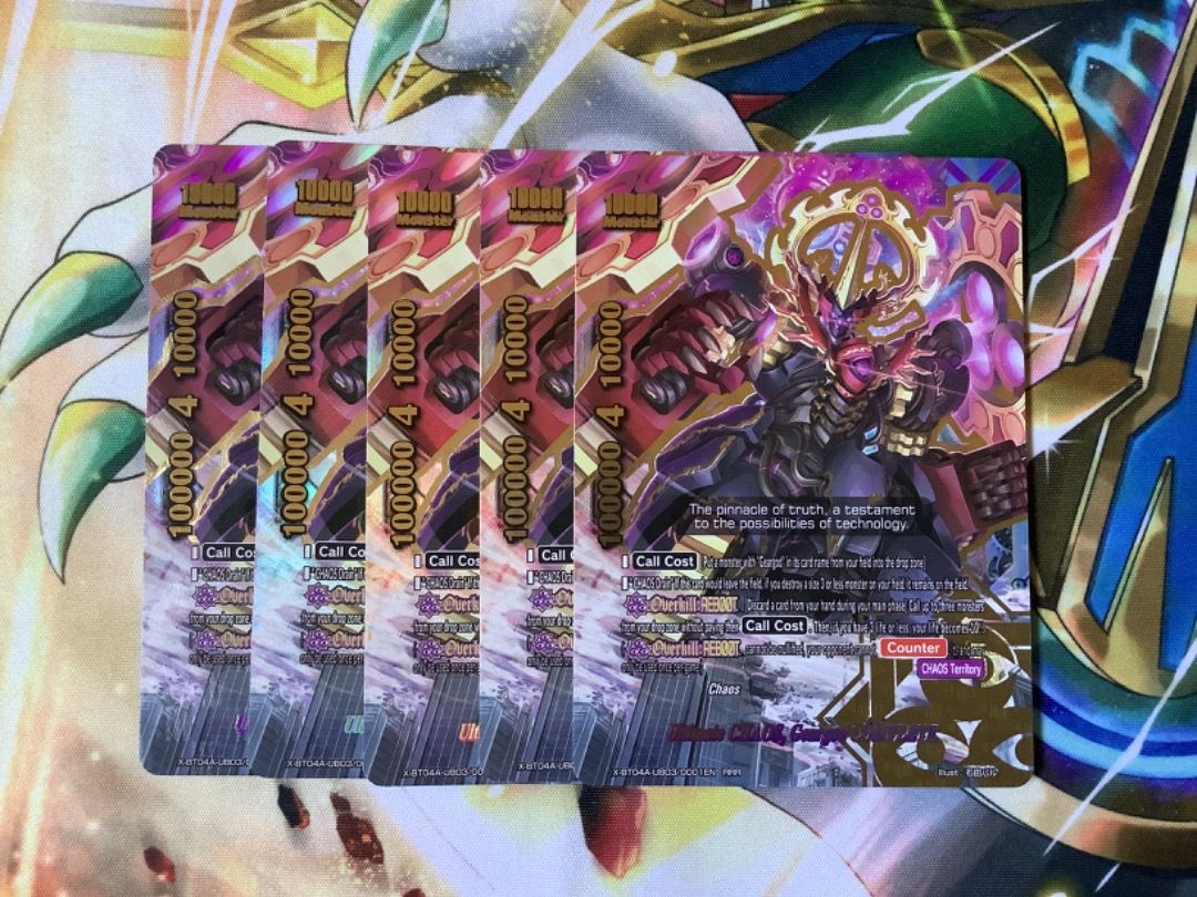 Buddyfight - Ultimate CHAOS, Geargod COMPLETE [RRR], Hobbies & Toys ...