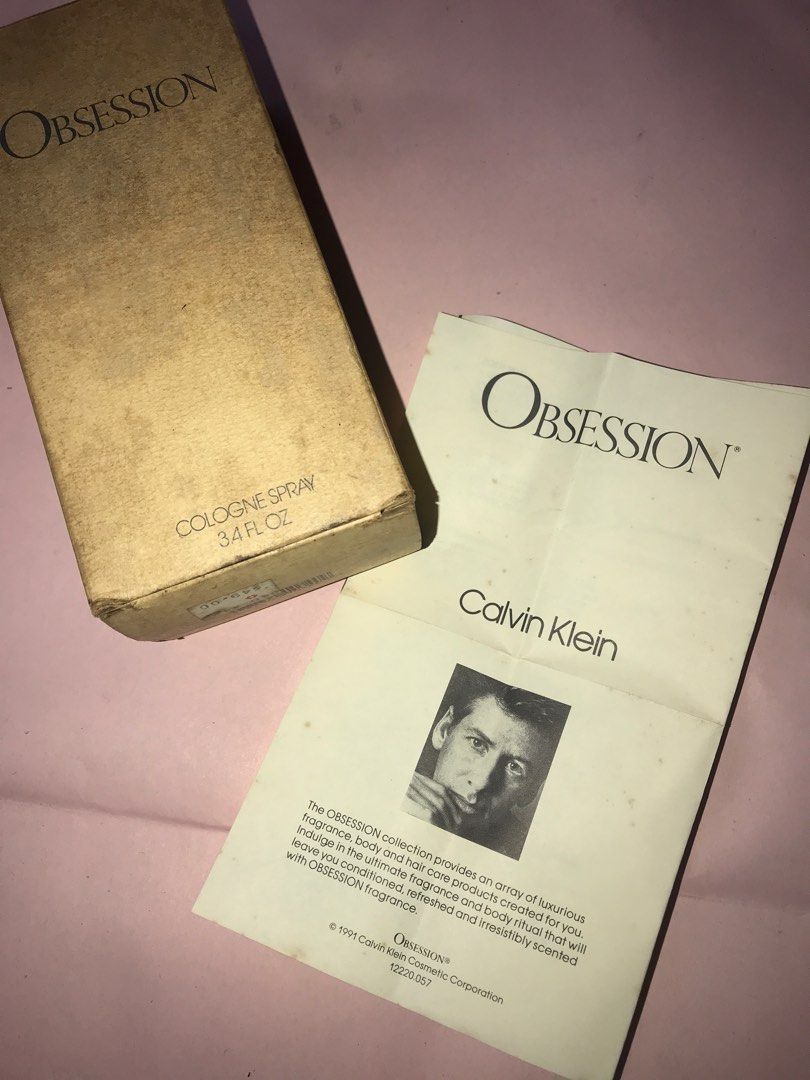 CALVIN KLEIN, OBSESSION. COLOGNE SPRAY. on Carousell