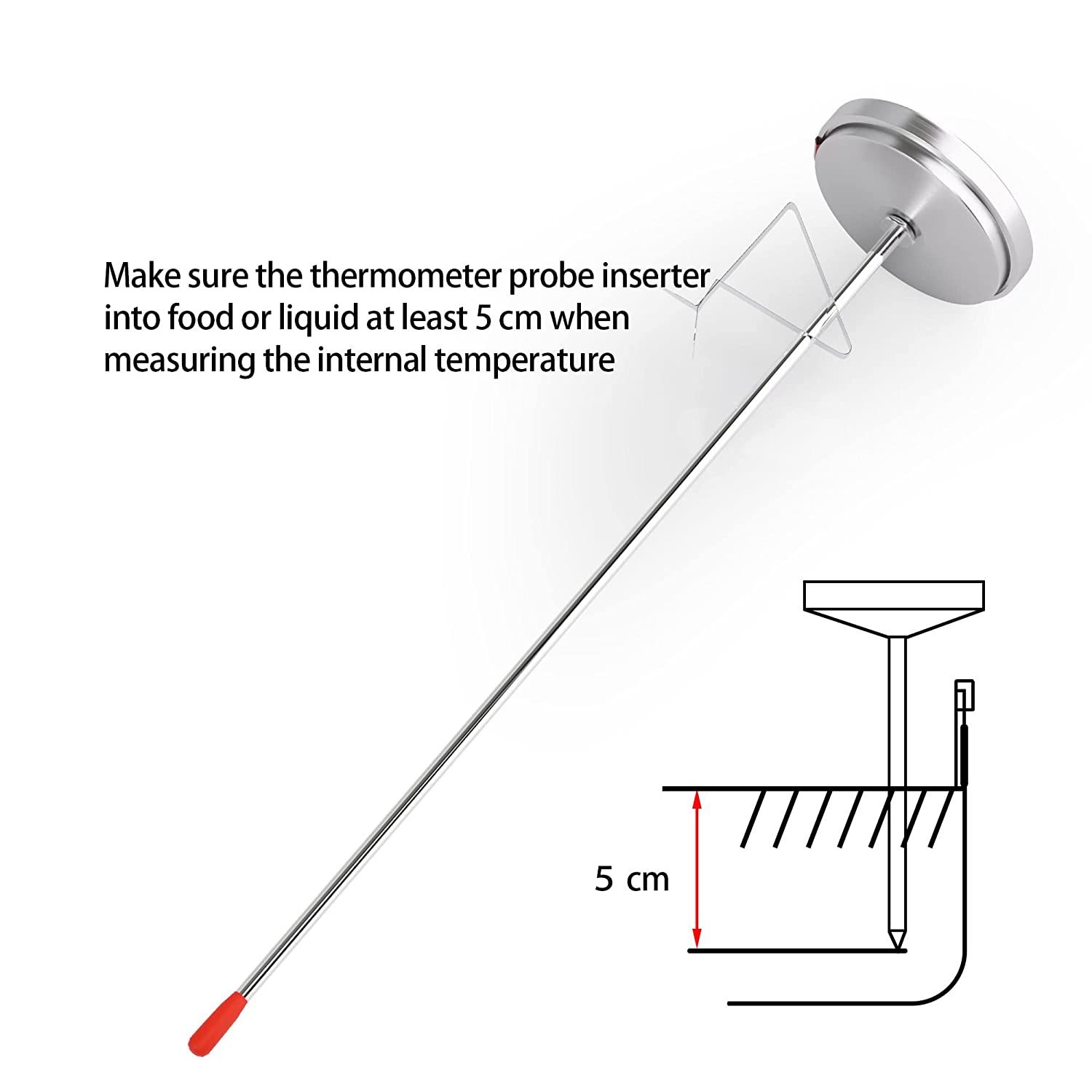 Candy Thermometer Deep Fry/Jam/Sugar/Syrup/Jelly Thermometer with ...