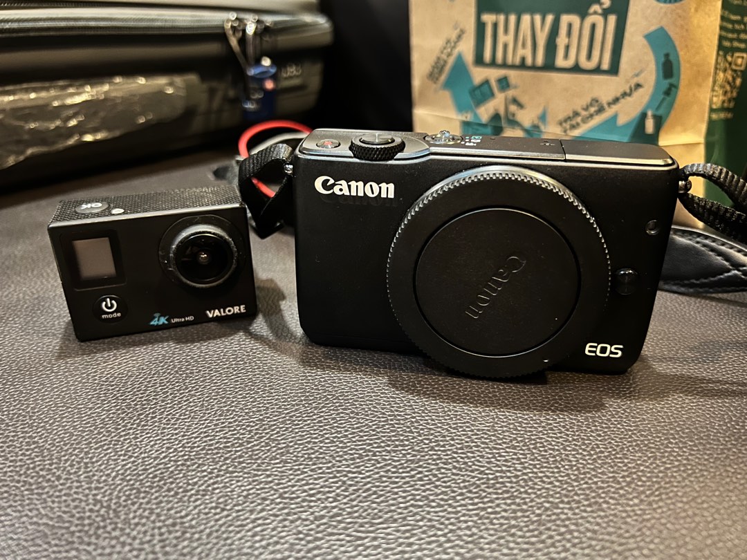 Canon EOS M10 Mirrorless Camera + Valore Action Cam , Photography ...