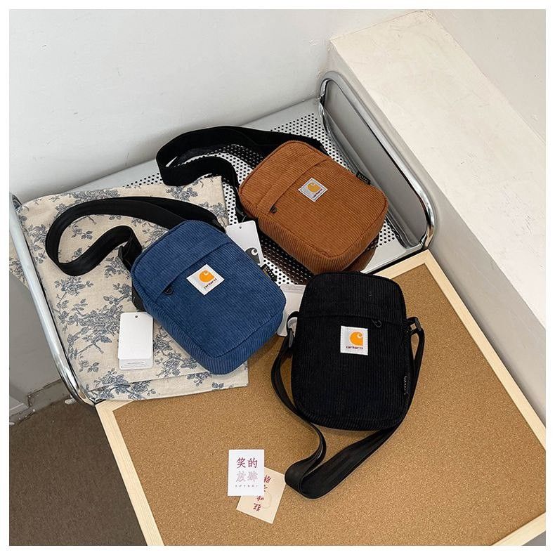 Carhartt Corduroy Sling bag, Men's Fashion, Bags, Sling Bags on Carousell