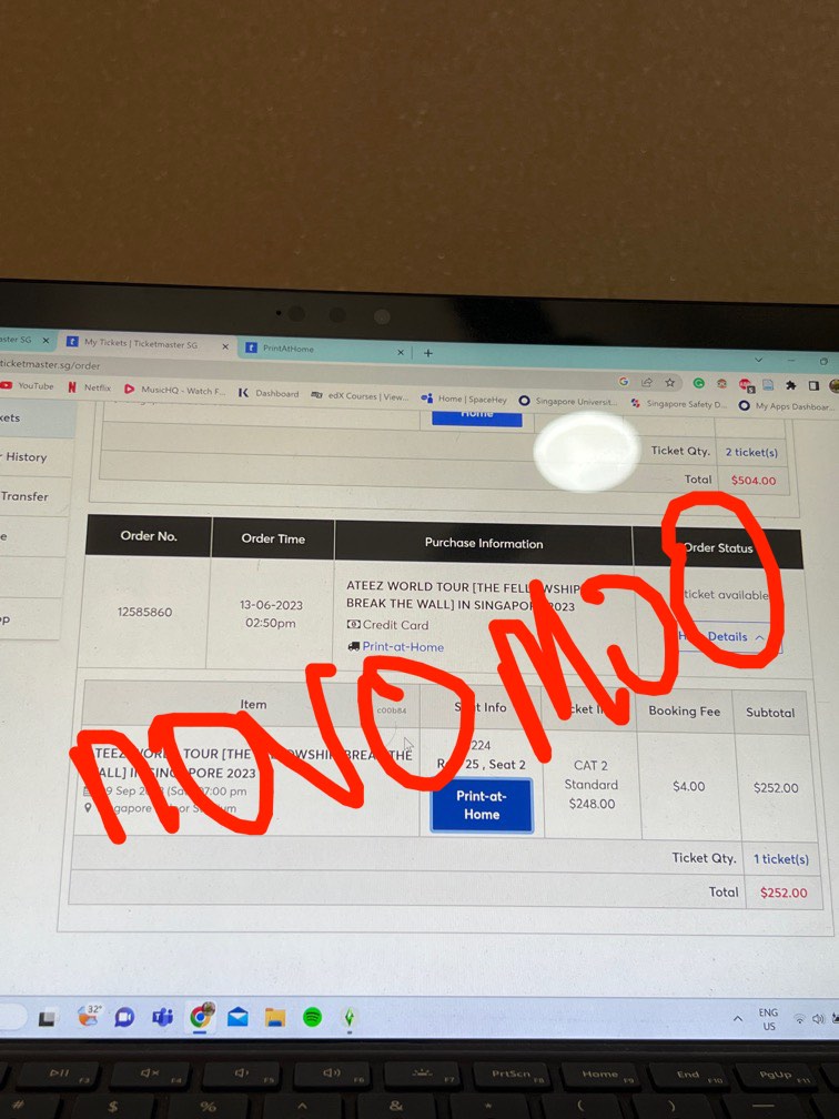 cat 2 section 224 ateez concert tickets, Tickets & Vouchers, Event ...
