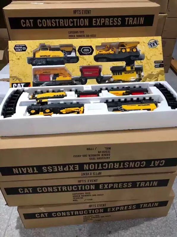 Caterpillar Construction Express Train Set Large, Hobbies & Toys, Toys & Games on Carousell
