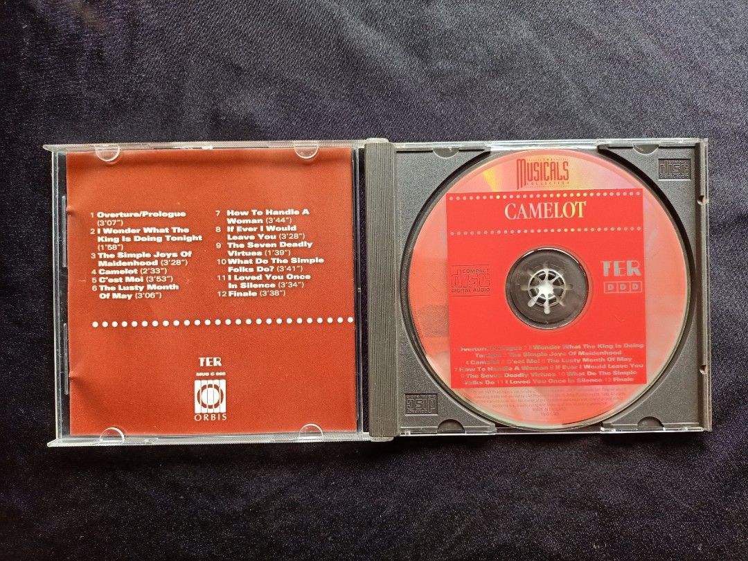 CD The Musicals Collection : Camelot, Hobbies & Toys, Music & Media ...