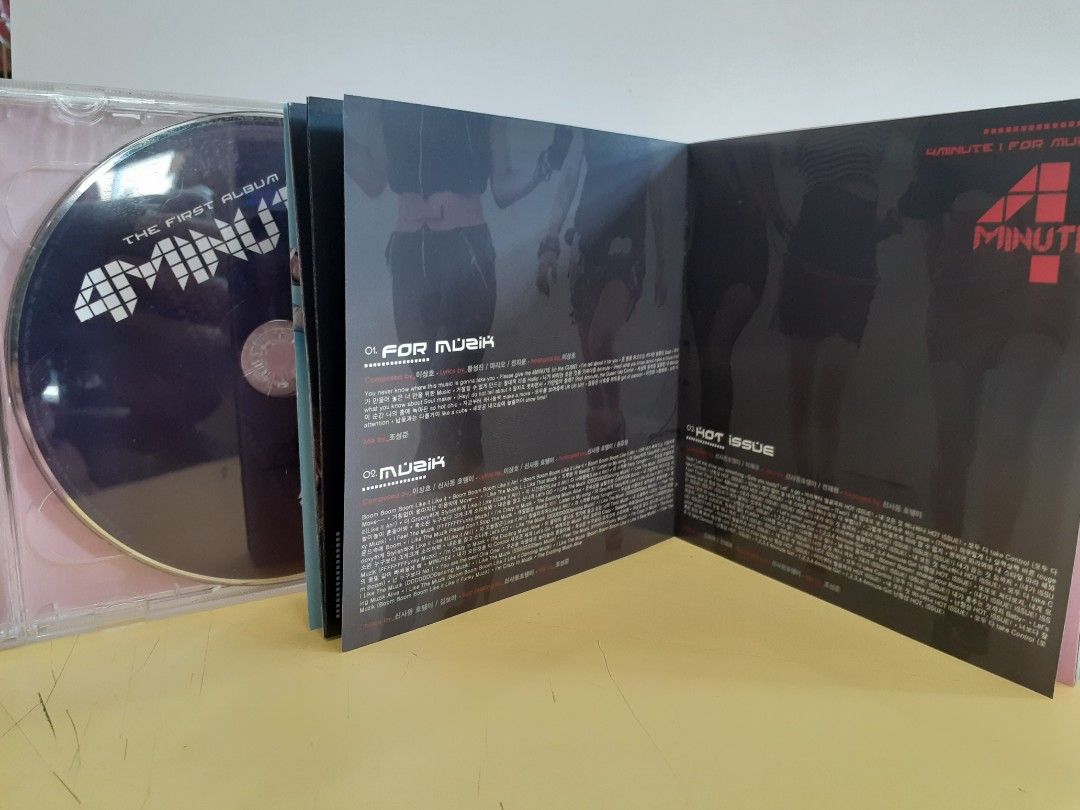 (CD+DVD) 4 Minute I For Music, Hobbies & Toys, Music & Media, CDs & DVDs on Carousell