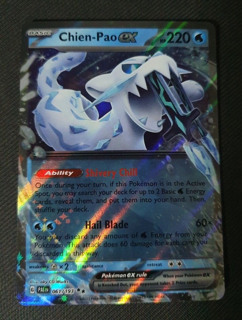 Chien-Pao ex - 061/193 - Ultra Rare Scarlet & Violet: Paldea Evolved ...