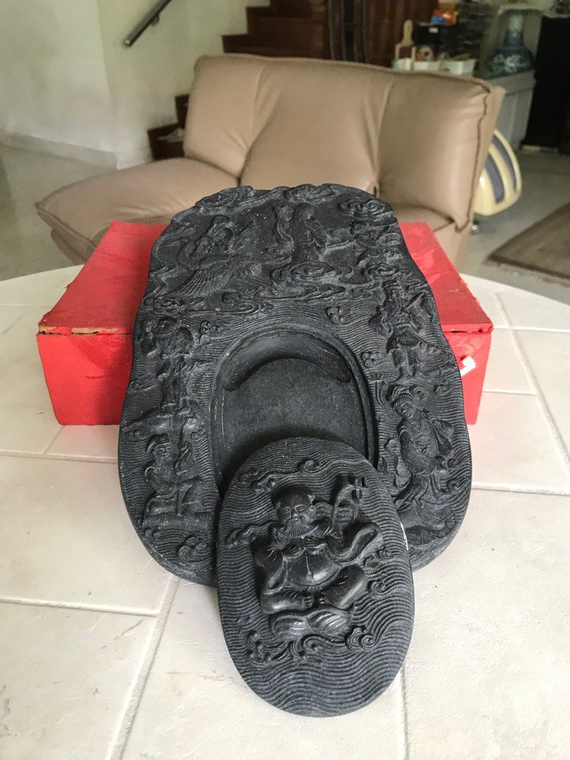 Chinese Ink Stone, Hobbies & Toys, Memorabilia & Collectibles, Vintage ...