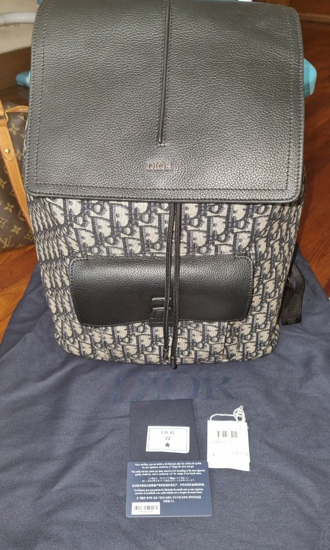 Christian dior back pack, Luxury, Bags & Wallets on Carousell