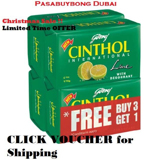 Cinthol Lime Bath Soap JUMBO 175gx4BAR from Dubai UAE, Beauty ...