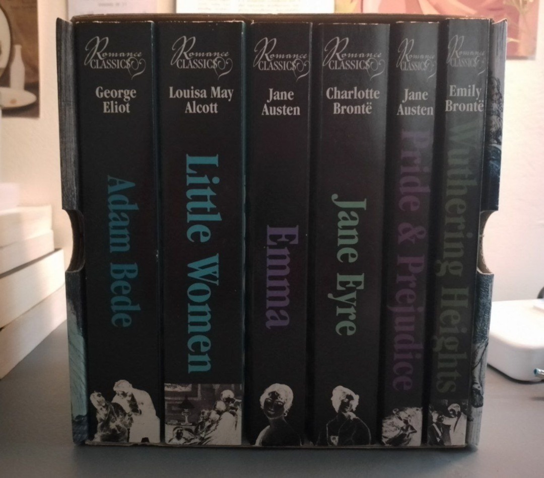 classics book set - romance (pride & prejudice, adam bede, wuthering ...