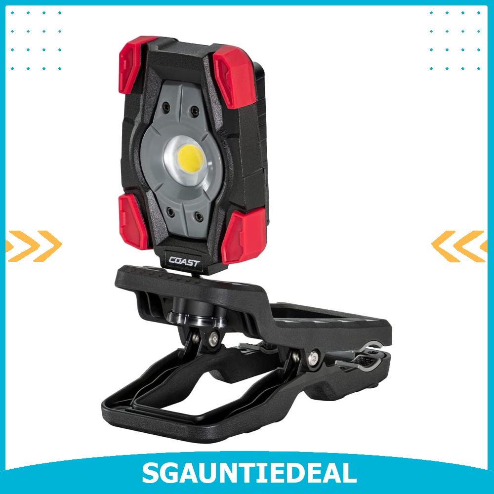 Coast CL20R 1750 Lumen Rechargeable Dual Power Rotating LED Magnetic ...
