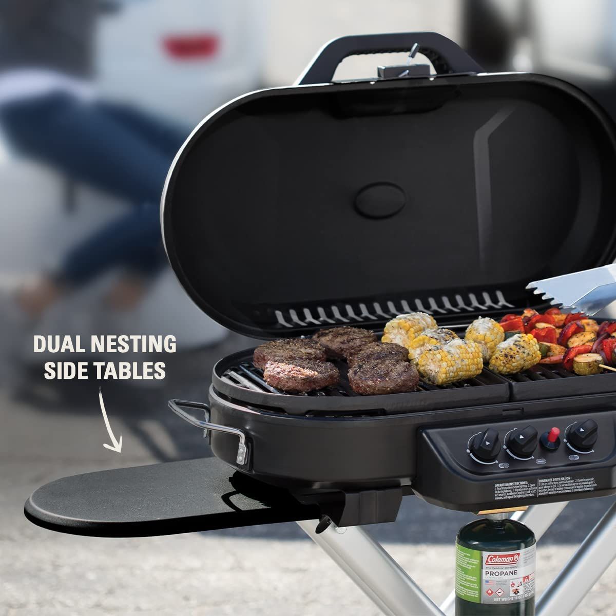 Coleman Gas Grill | Portable Propane Grill | RoadTrip 285 Standup Grill ...