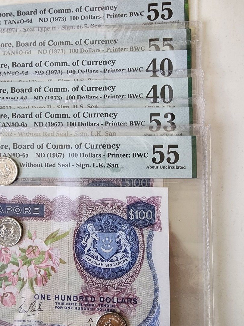 Complete A1 to A6 Orchid $100 note, Hobbies & Toys, Memorabilia ...