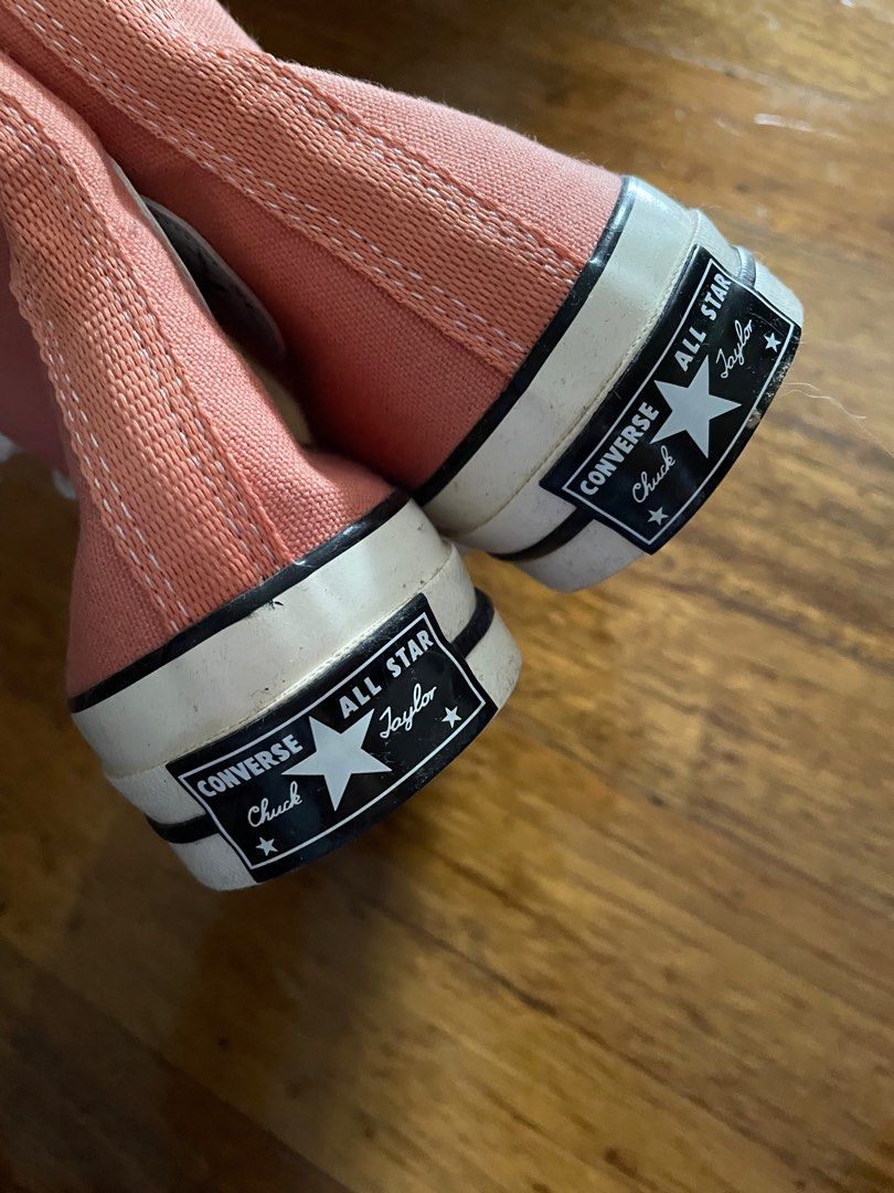 Converse 70s Peach, Women's Fashion, Footwear, Sneakers on Carousell