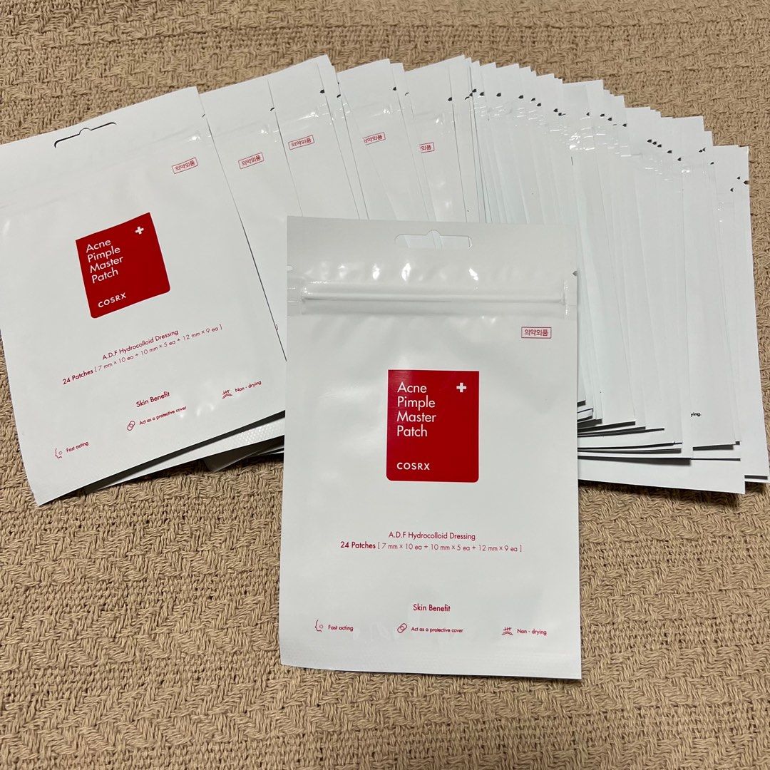 Cosrx Pimple Patch [Red] Acne Pimple Master Patch, Beauty & Personal ...