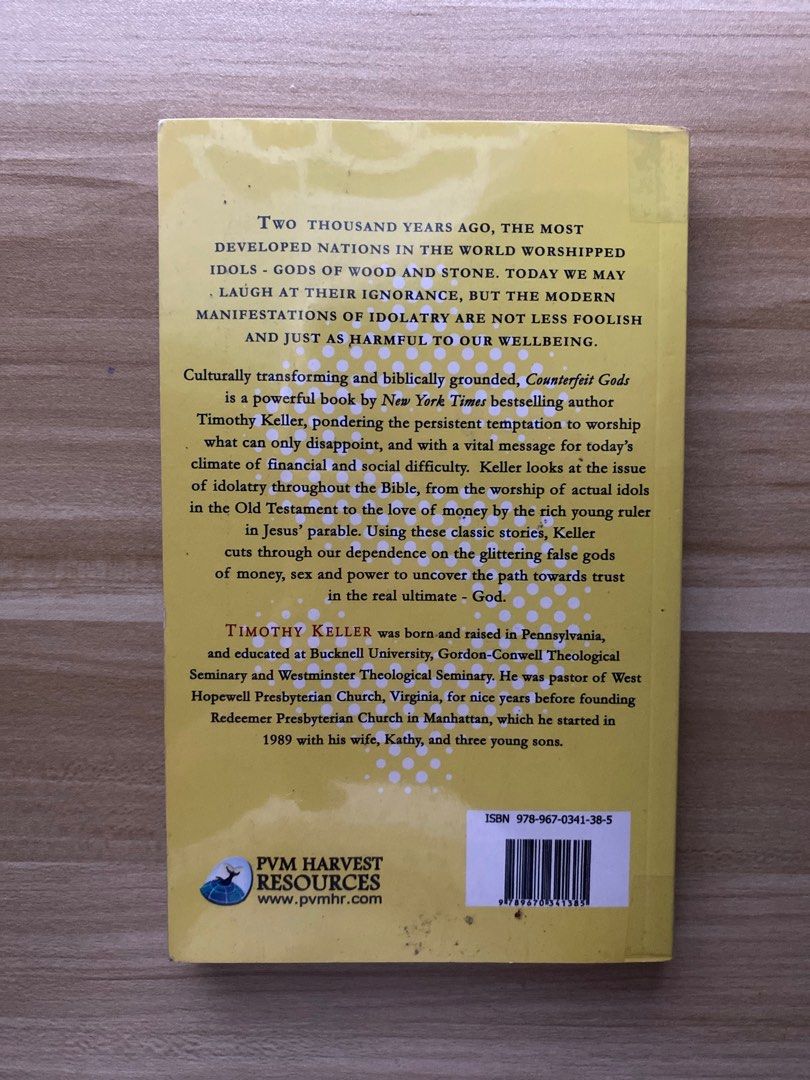 Counterfeit Gods by Timothy Keller, Hobbies & Toys, Books & Magazines ...