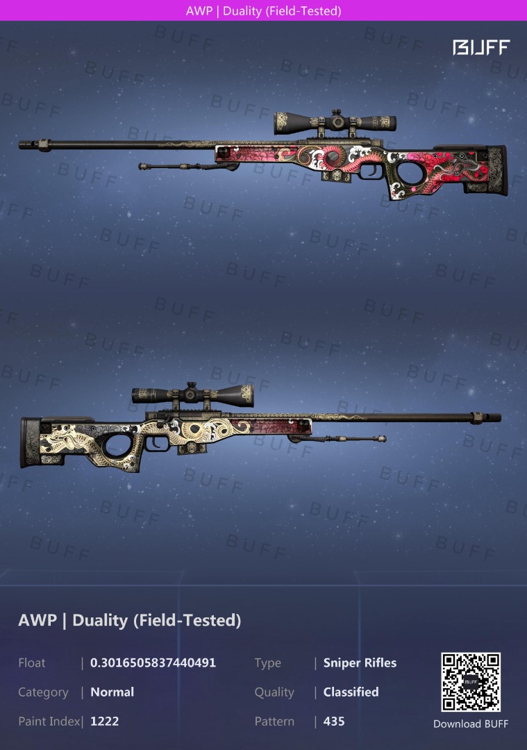 CSGO AWP | Duality (Field-Tested), Video Gaming, Gaming Accessories, In ...
