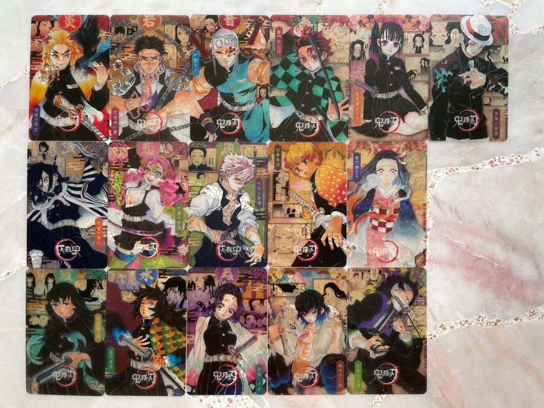 Demon Slayer Assorted Stickers and Cards Set, Hobbies & Toys ...