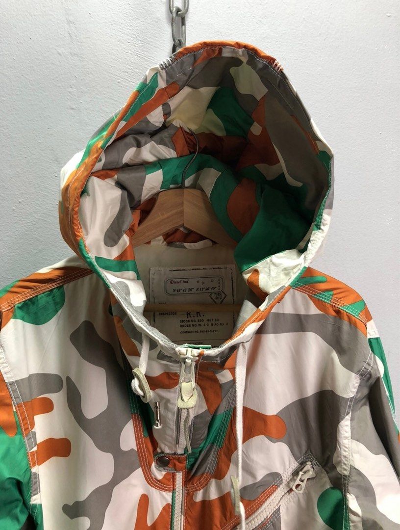 Diesel windbreaker army, Men's Fashion, Coats, Jackets and Outerwear on ...