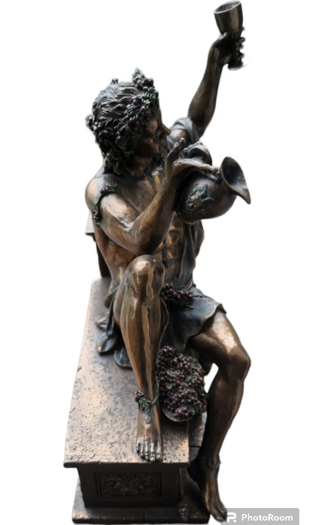 Dionysus - God of drink metal figure, Furniture & Home Living, Home ...