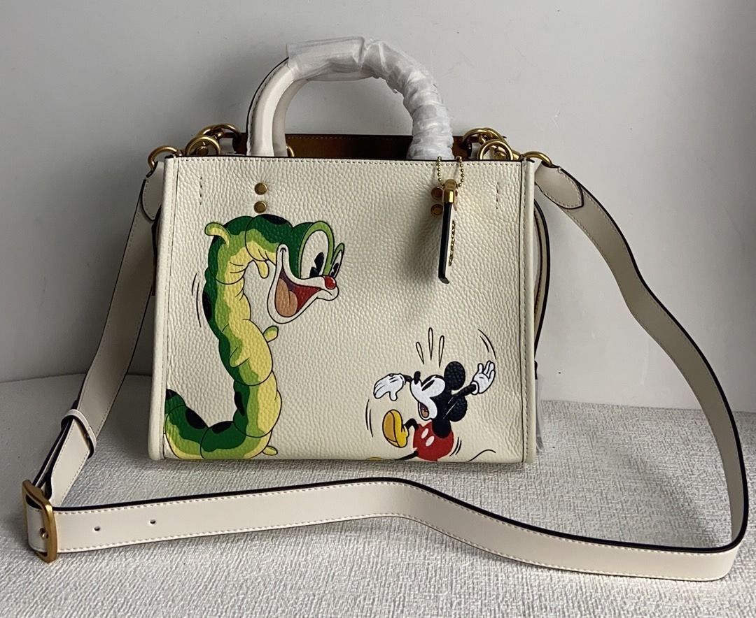 Disney X Coach Rogue 25 In Regenerative Leather With Mickey Mouse And ...