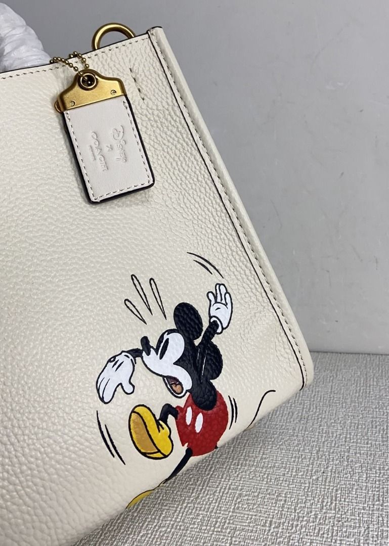 Disney X Coach Rogue 25 In Regenerative Leather With Mickey Mouse And ...