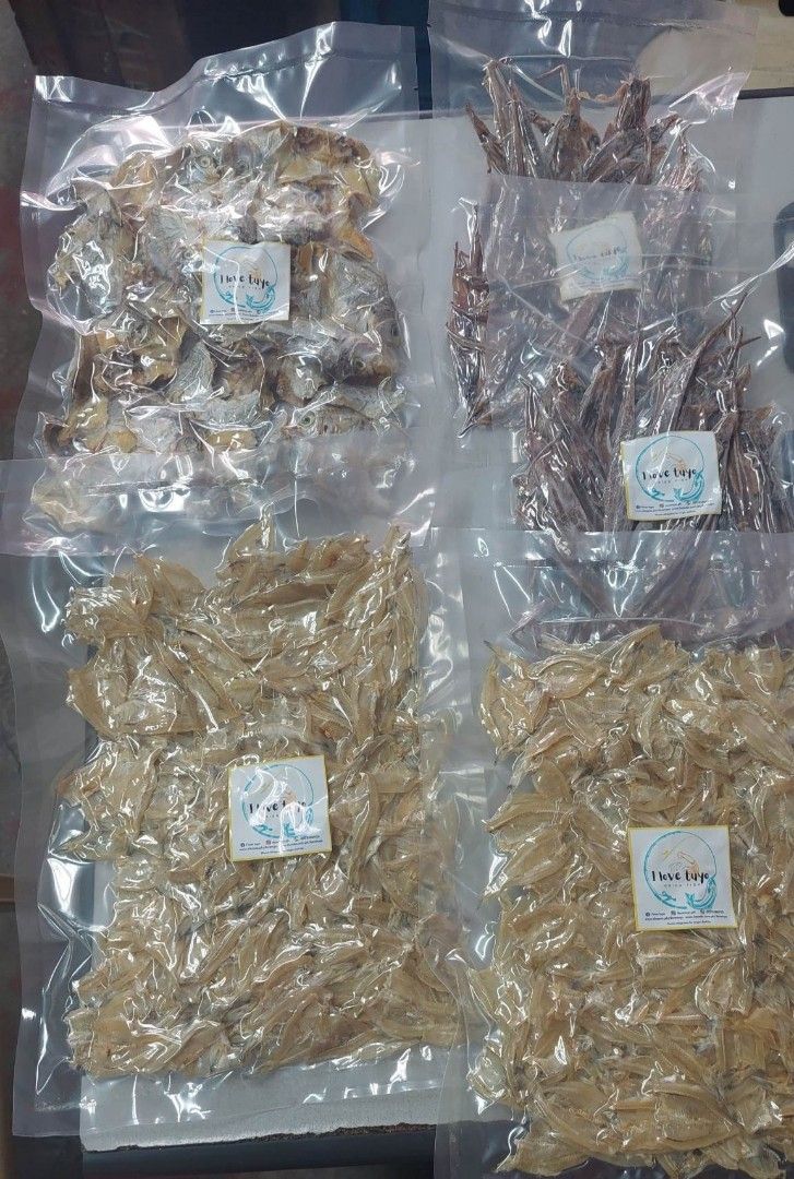 Dried fishes - palad flakes, boneless dilis tunsoy, espada buo, Food ...
