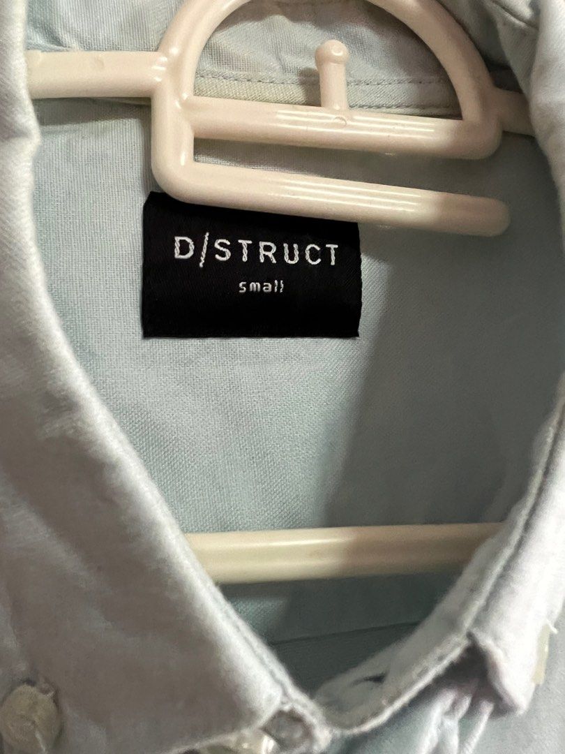 D/STRUCT LIGHT BLUE SHIRT, Men's Fashion, Tops & Sets, Tshirts & Polo Shirts on Carousell