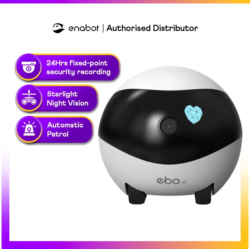 Enabot EBO SE Home Security Robot, Photography, Drones on Carousell