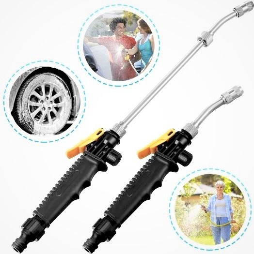 Extendable Length! High Water Power Pressure Spray Gun Washing Jet, Car ...