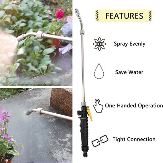 Extendable Length! High Water Power Pressure Spray Gun Washing Jet, Car ...