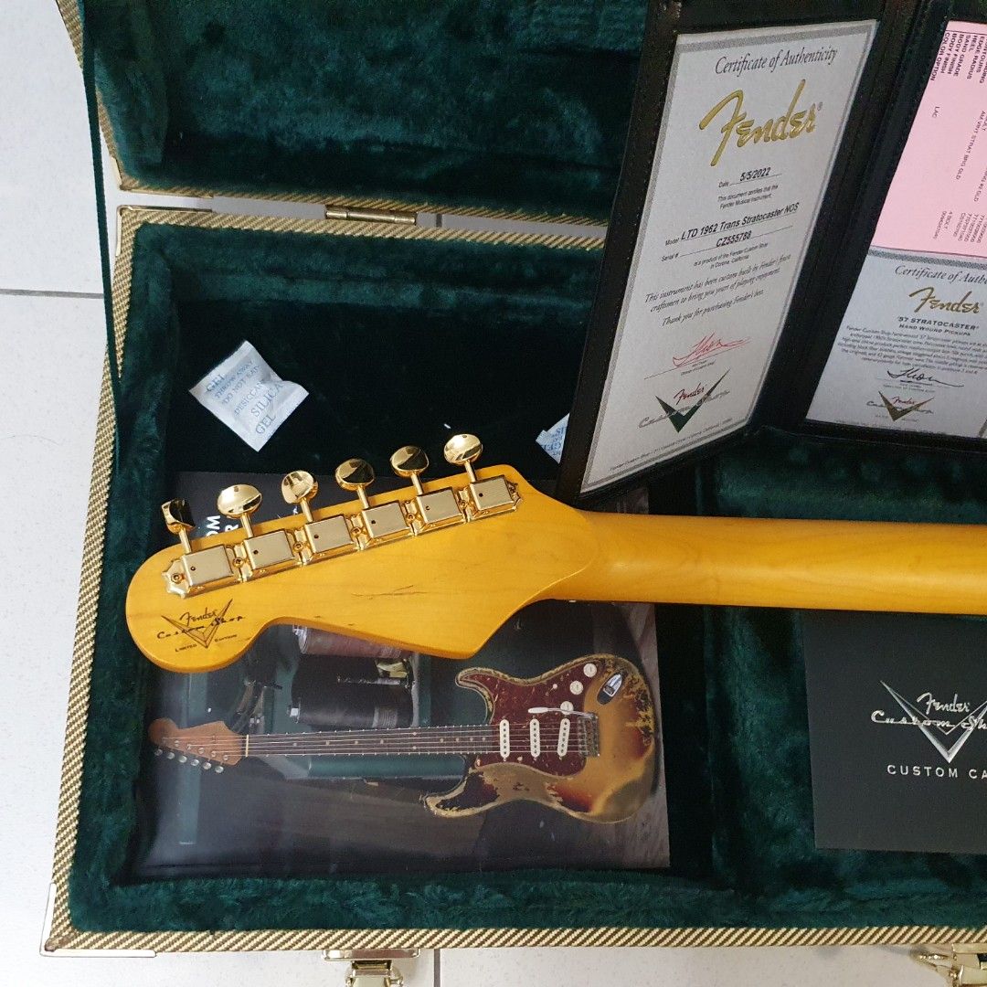 Fender Customshop Ltd 62 Trans Stratocaster Nos On Carousell