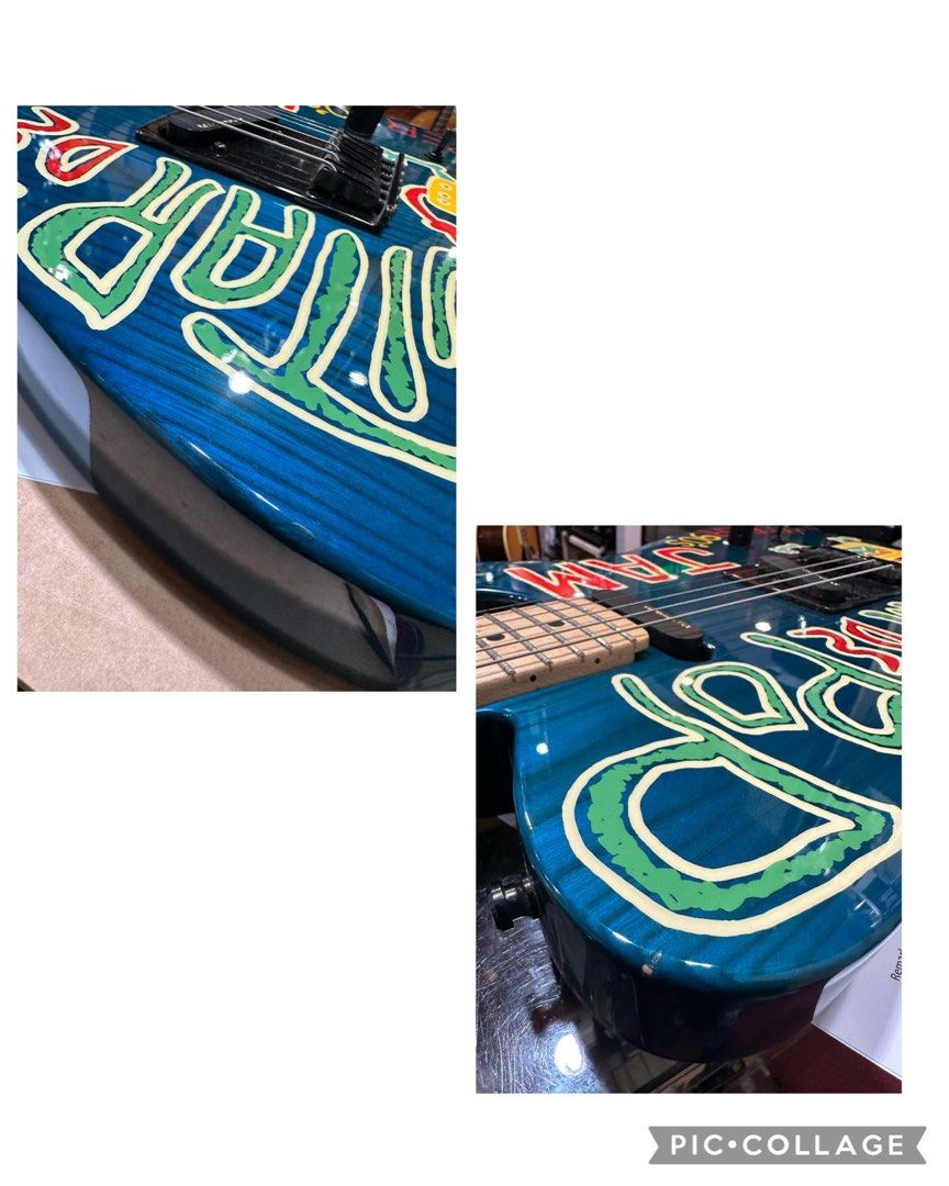 Fernandes JAM-95T Judy & Mary Takuya Signature See Thru Blue Ash Body ...