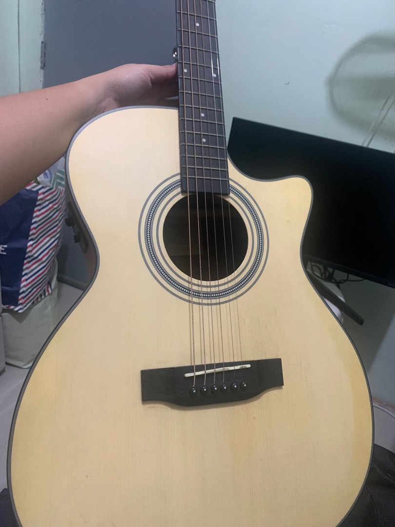 Fernando Acoustic Guitar w/ Built-in tuner on Carousell
