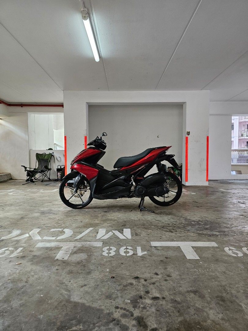 Aji Racing FG505 NVX AEROX 17 Inch rims, Motorcycles, Motorcycle ...