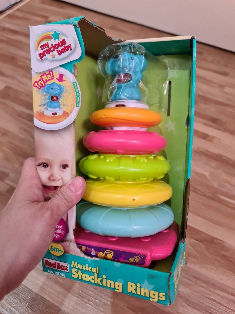 Fisher Price musical stacking rings, Bayi & Anak, Mainan & Baby Walker ...